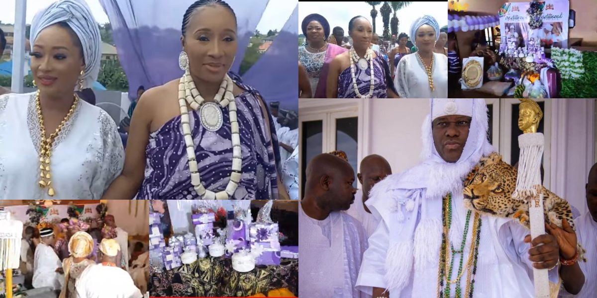 Ooni of Ife officially marries fifth wife, Ronke Ademiluyi (PHOTOS ...