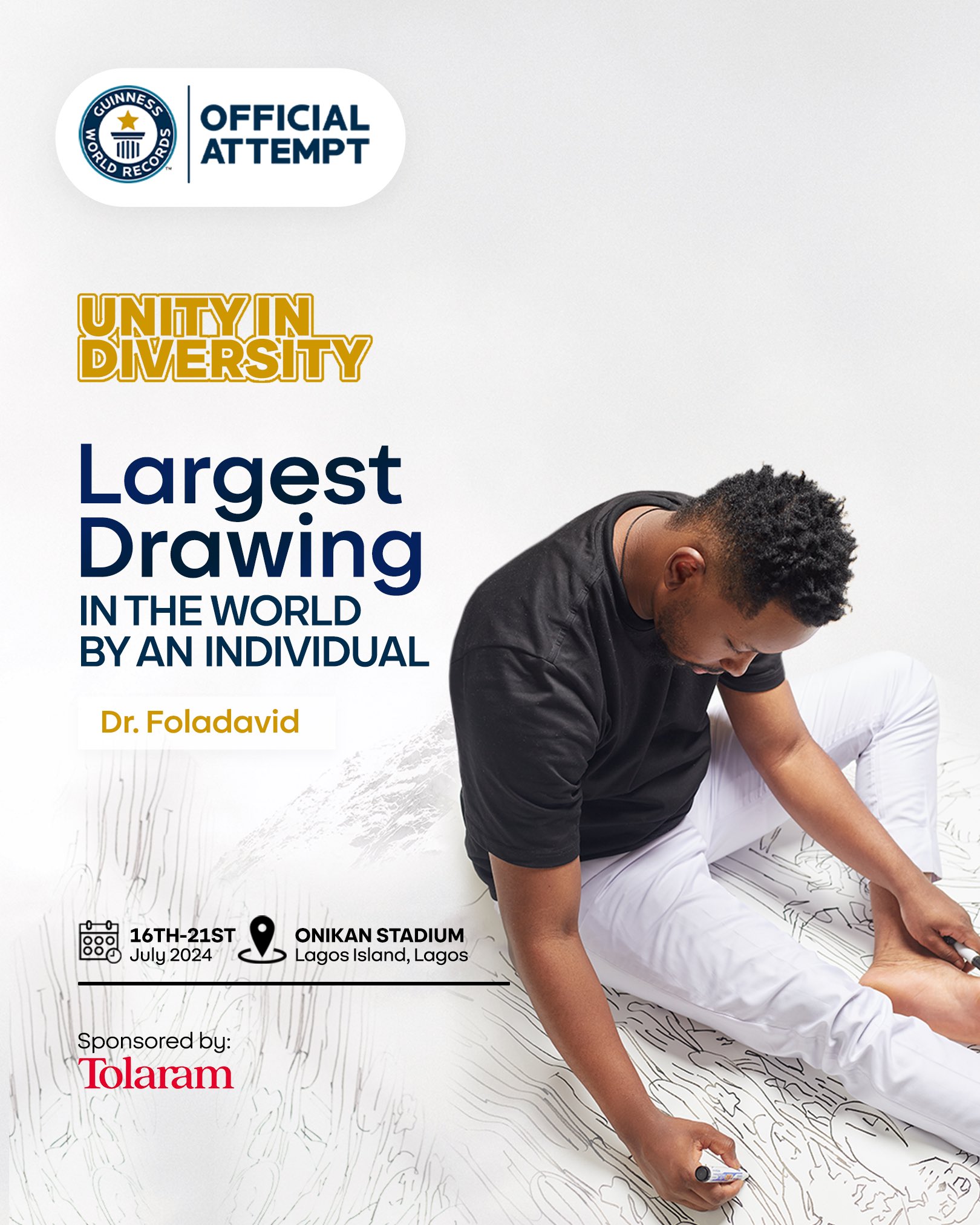 Nigerian doctor breaks world record for largest drawing - The Editorial