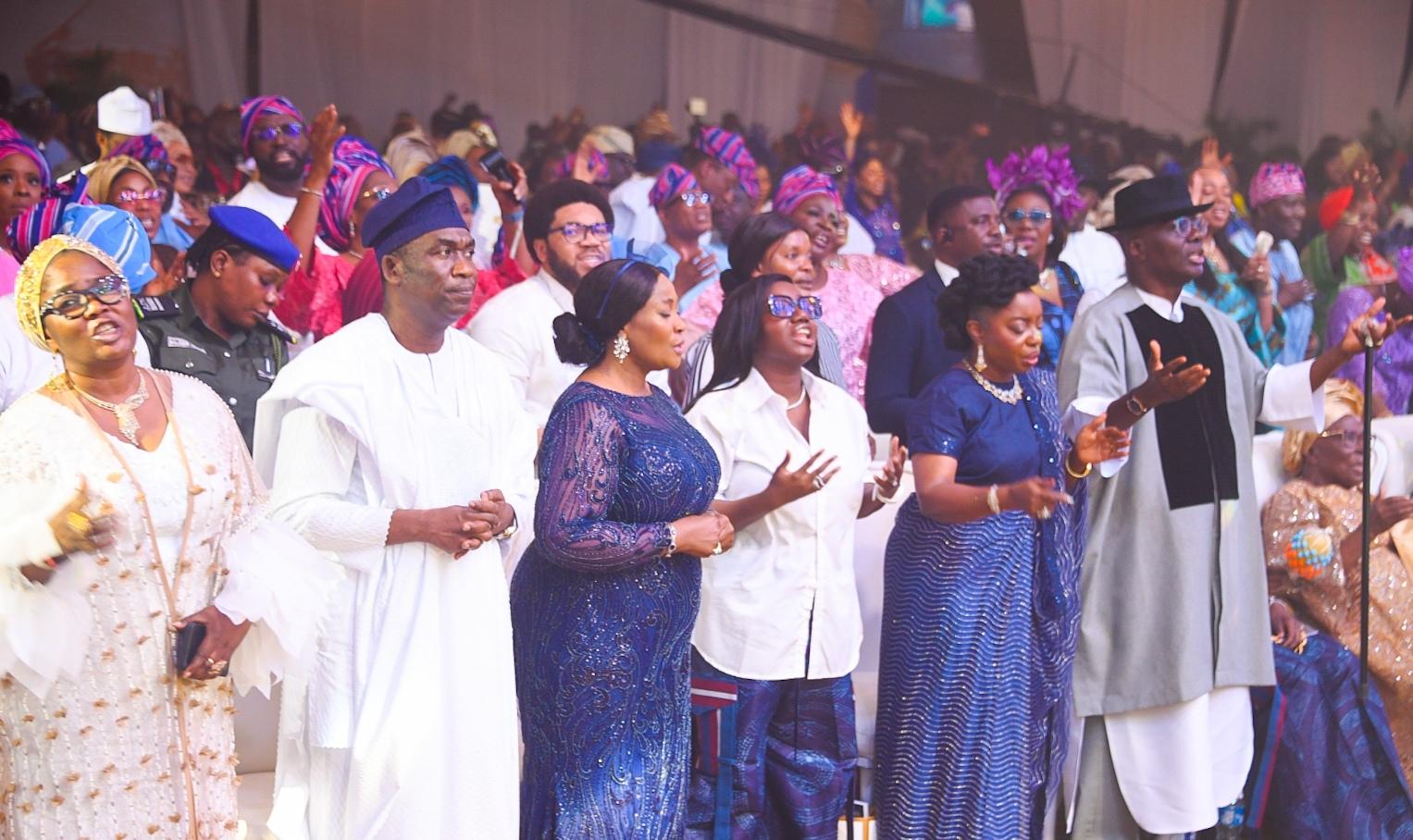 Faces at Governor Babajide Sanwo-Olu 60th birthday thanksgiving in ...